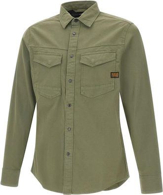 G-Star Dakota Slim Shirt - Homme - Chemises - Vert - Taille: 2XL