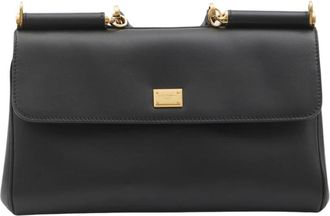 Dolce & Gabbana Femme, Sacs, Noir, Taille: ONE Size Miss Sicily Top Handle Bag