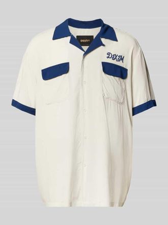 Deus Freizeithemd aus Viskose mit Brusttaschen Modell Diablo