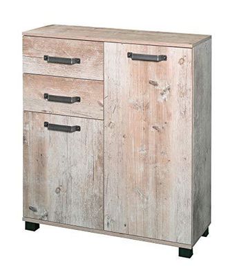 Schildmeyer Milan Kommode 134745, finduseiche Dekor, 32 x 80.6 x 94.8 cm