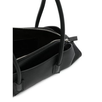 The Attico Calf Leather Tote Bag - Black
