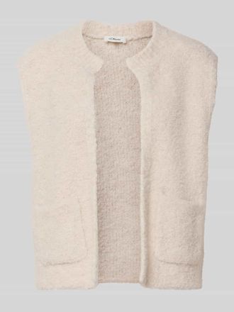 s.Oliver Red Label Regular Fit Strickweste mit Woll-Anteil