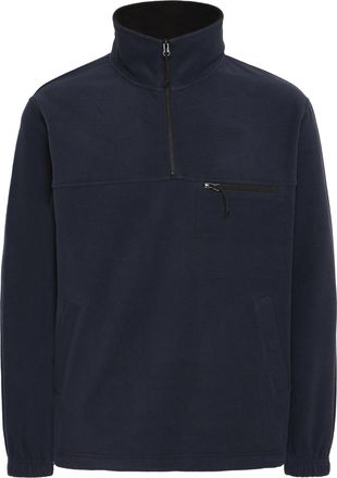 Solid SDMatzo Herren Fleecepullover Pullover Sweater mit Troyerkragen Brusttasche Eingrifftaschen Relaxed fit, Größe:3XL, Farbe:Insignia Blue (194010)