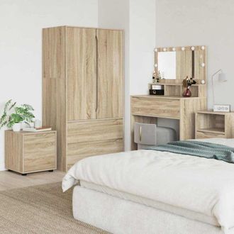 vidaXL vidaXL Cabinet de salle de bain Ch&ecirc;ne Sonoma 40,5 x 40 x 44 cm