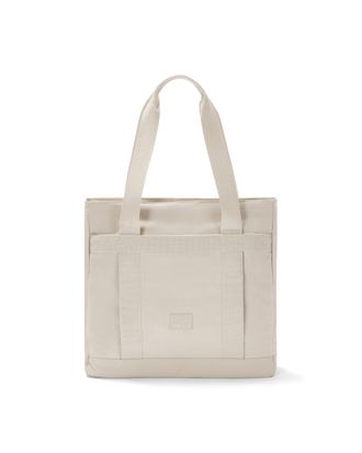Johnny Urban Shopper Tasche Damen Beige - Kim - Tote Bag mit 16 Zoll Laptopfach für Arbeit, Uni, Schule, Strand - Minimalistische Schultertasche - Wasserabweisend