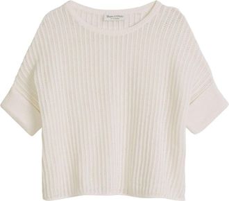 Marc O'Polo Rundhals-Strickware - - Knitwear - Damen - Wei&szlig; - XS