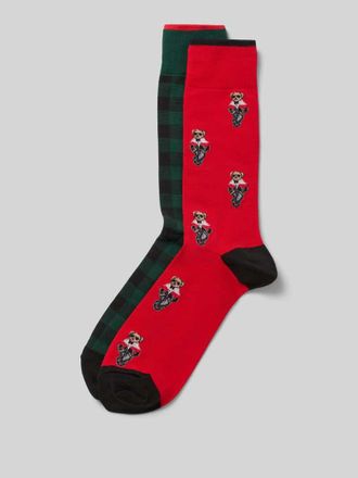 Ralph Lauren Socken aus Baumwoll-Mix im 2er-Pack