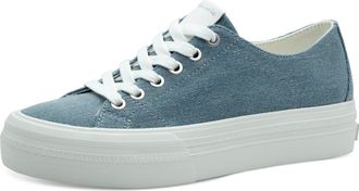 Tamaris Schnürer Damen Vegan sportlich blau,EU 41