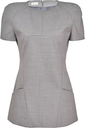 Dries Van Noten Femme, Blouses et Chemises, Gris, Taille: 36 FR Camicia