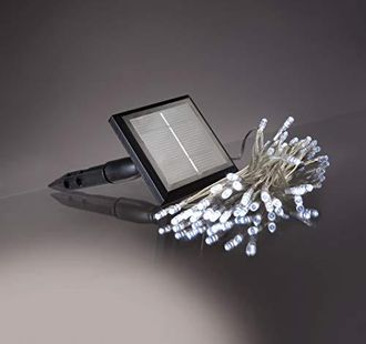 Hellum Hellum 540215 Solar-LED-Lichterkette, 9, m, LED weiß, 50-teilig