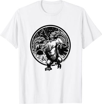 Dungeons & Dragons The Owlbear Midnight Wood Carving Emblem T-Shirt