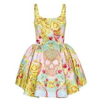 Philipp Plein Flare Dress Baroque - - Dresses - Damen - Mehrfarbig - XS