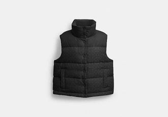 Coach Signature-Daunenweste