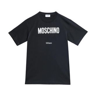 Moschino Milano T-Shirt - - Tops - Herren - Schwarzk - XL