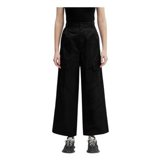 Yohji Yamamoto Weite Hose - - Trousers - Damen - Schwarzk - M