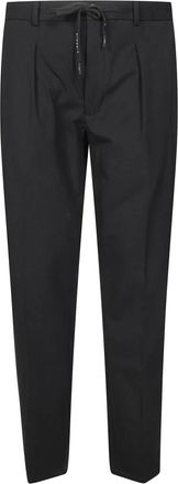 Circolo 1901 Homme, Pantalons, Noir, Taille: XL Pantalone 1 Pinces + Coulisse Tecnico
