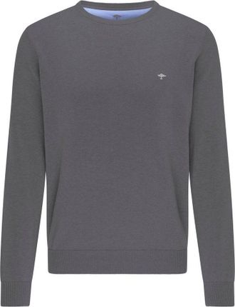 Fynch-Hatton Strickpullover mit Logostickerei