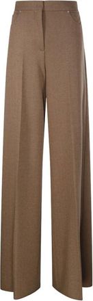 Max Mara Pantalon Ugola - Femme - Pantalons - Brun - Taille: 42 FR