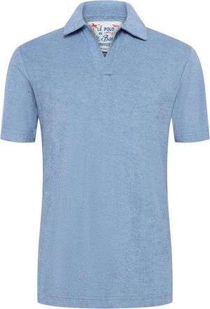 MC2 Saint Barth Glattes Poloshirt aus einem Lyocell-Baumwolle-Mix in