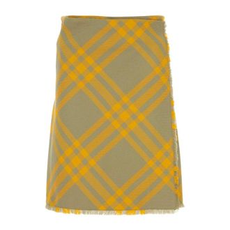 Burberry Femme, Jupes, Multicolore, Taille: 36 FR Embroidered Silk Skirt