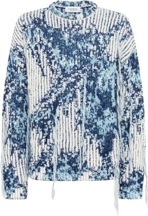 Laneus Boxy Fit Pullover - - Knitwear - Herren - Blau - M