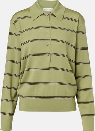 Dries Van Noten Polopullover aus Wolle
