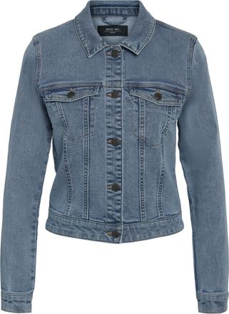 Noisy May Damen Nmdebra L/S Jacket Vi570Lb Noos, Light Blue Denim, m