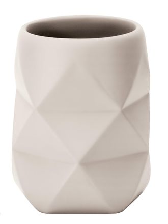 Kleine Wolke Zahnputzbecher Crackle, Accessoires, Farbe Bast, Material: Polyresin