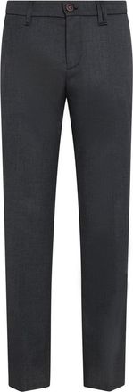 Alberto Strukturierte Chino Lou mit Stretchanteil, Regular Fit in