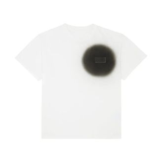 Maison Margiela Spray Print T-Shirt - - Tops - Herren - Wei&szlig; - 2XL