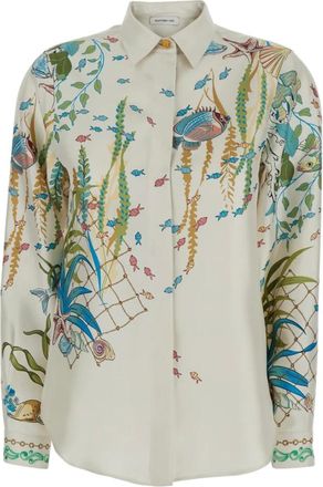 Mantero 1902 Femme, Blouses et Chemises, Multicolore, Taille: 40 FR Lea Classic shirt