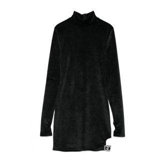 GCDS Velvet Choker Mini Kleid - - Dresses - Damen - Schwarzk - XS
