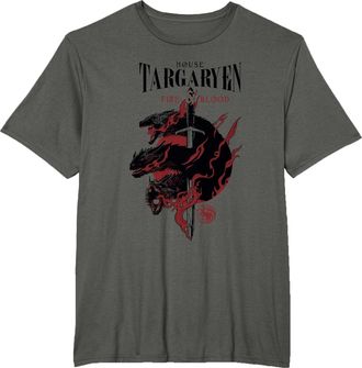 Game of Thrones Game Of Thrones House Targaryen T-Shirt