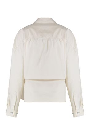 Christophe Lemaire Womens Shirt Silk-Cotton Cream