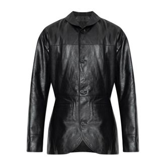 Jacquemus Gardian Lederjacke - - Jackets - Herren - Schwarzk - M