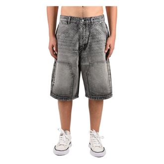 Ksubi Short en jean Maxx Operator - Homme - Shorts - Gris - Taille: W33