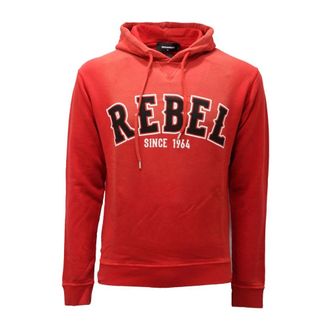 Dsquared2 Slim Fit Sweatshirt- Hergestellt in Italien - - Sweatshirts & Hoodies - Herren - Rot - S