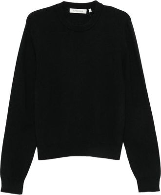 Sunflower Ribbed-knit Crew-neck Sweater