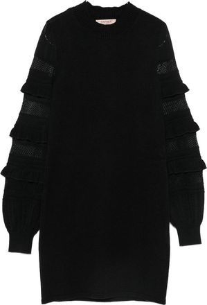 Twinset Rundhalspullover - Schwarz