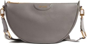 Ted Baker Umh&auml;ngetasche Schultertasche Essina Webbing Leather Half Moon Crossbody Bag Mid - Grey grau