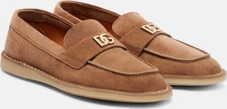Dolce & Gabbana Mocassins DG en daim