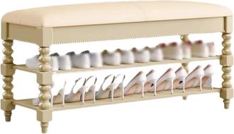 Generic Eingangsbank aus Holz mit Aufklappbarem Stauraum Stabile Konstruktion und Hohe Belastbarkeit Modernes, Schlichtes Schuhregal f&uuml;r Schlafzimmer, Wohnzim