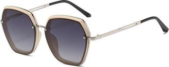 Generic Lunettes De Soleil UV400 &Agrave; Monture M&eacute;tallique Large, For Hommes (conduite En Ext&eacute;rieur), Femmes (shopping), Photos.(Purple)