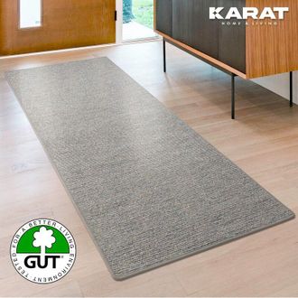 Floordirekt Floordirekt - Teppich-L&auml;ufer auf Ma&szlig; Geneva Silbergrau 200 x 400 cm