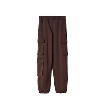 Hinnominate Hinnominate, Femme, Pantalons, Brun, Taille: 40 FR Elastic-hem Pantalons de surv&ecirc;tement