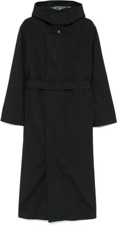 Yohji Yamamoto Mantel aus Gore-Tex - Schwarz