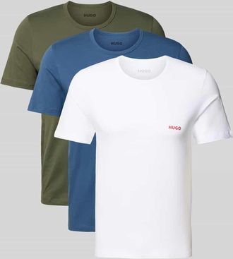 HUGO BOSS Regular Fit T-Shirt-Set aus reiner Baumwolle Modell T-SHIRT RN TRIPLET P