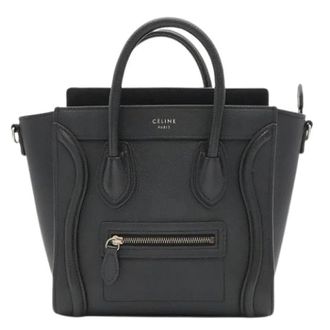 Celine Pre-owned Vintage Leder Handtasche - - Pre-owned - Damen - Schwarzk - ONE SIZE