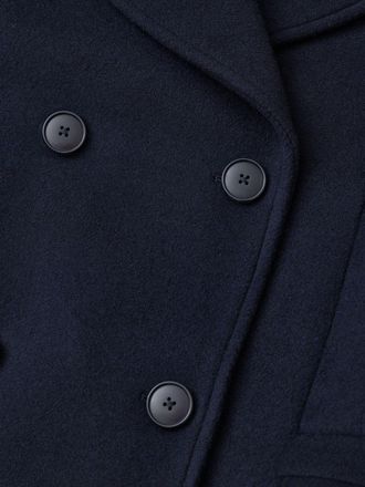 Closed Double-Breasted Blazer - Navy