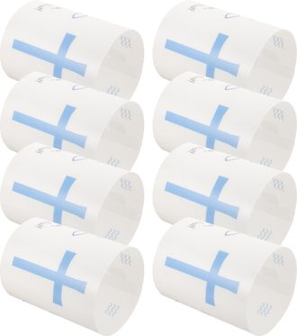 BESPORTBLE 8 St&uuml;ck Kommunionskerzen Kerzenh&uuml;llen aus Kunststoff Zylindrische Teelicht Abdeckungen Winddicht Dekorative Kerzenr&ouml;hren f&uuml;r Tischdekoration